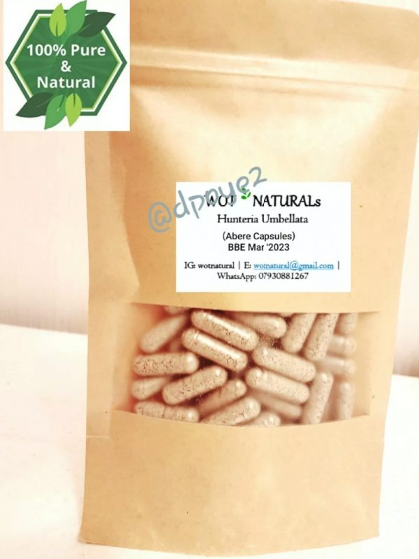 Abere Capsules (Hunteria Umbellata) – Wot Natural