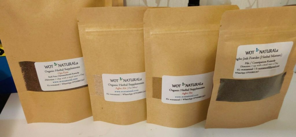 Organic Natural AGBO ALE Herbal Roots Mix Powder Manpower Agunmu For ...